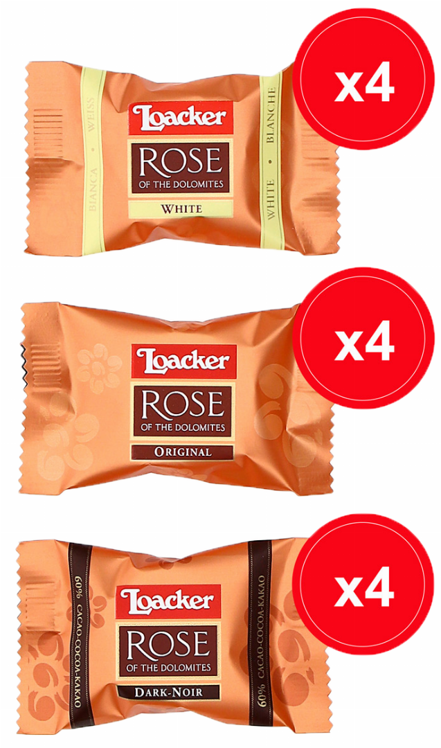 Compra Rose of the Dolomites Selection Loacker - Wafer, Cioccolato e ...