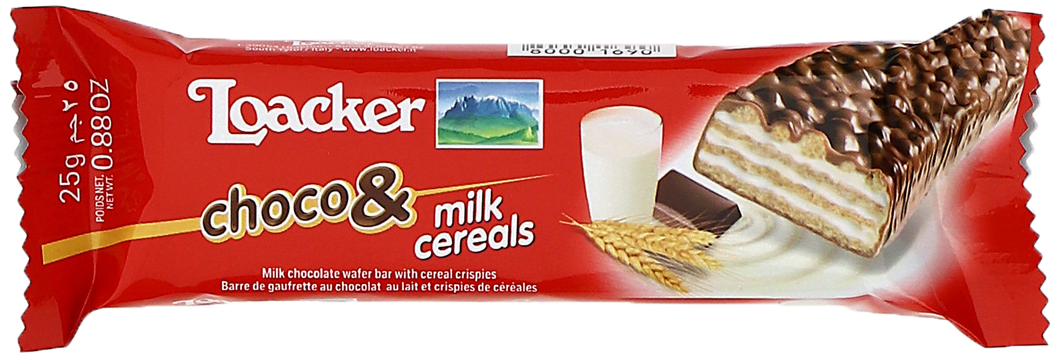 Choco & Milk Cereals Loacker - Waffeln, Schokolade und Snacks 100g ...