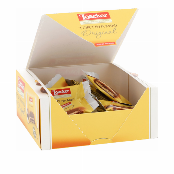 Tortina Mini Original Loacker - Waffeln, Schokolade und Snacks 144g ...