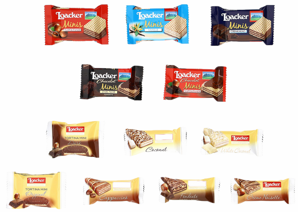 The Best of Loacker Loacker - Waffeln, Schokolade und Snacks 400g ...