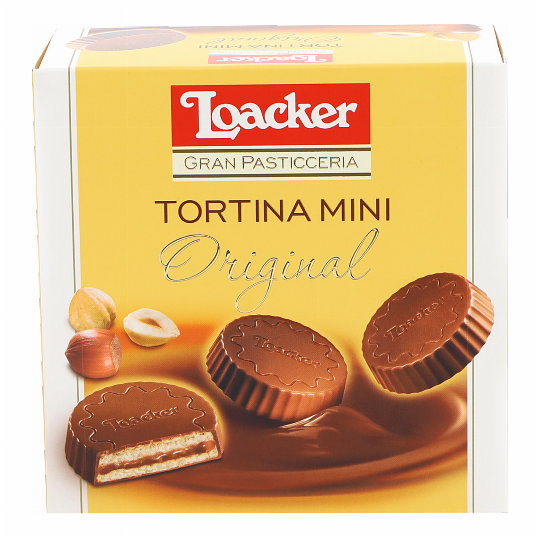 Tortina Mini Original Loacker - Waffeln, Schokolade und Snacks 144g ...